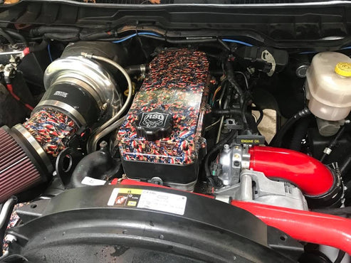BMP 6.7 Cummins Ram Air Open Grid Plenum – Black Market Performance