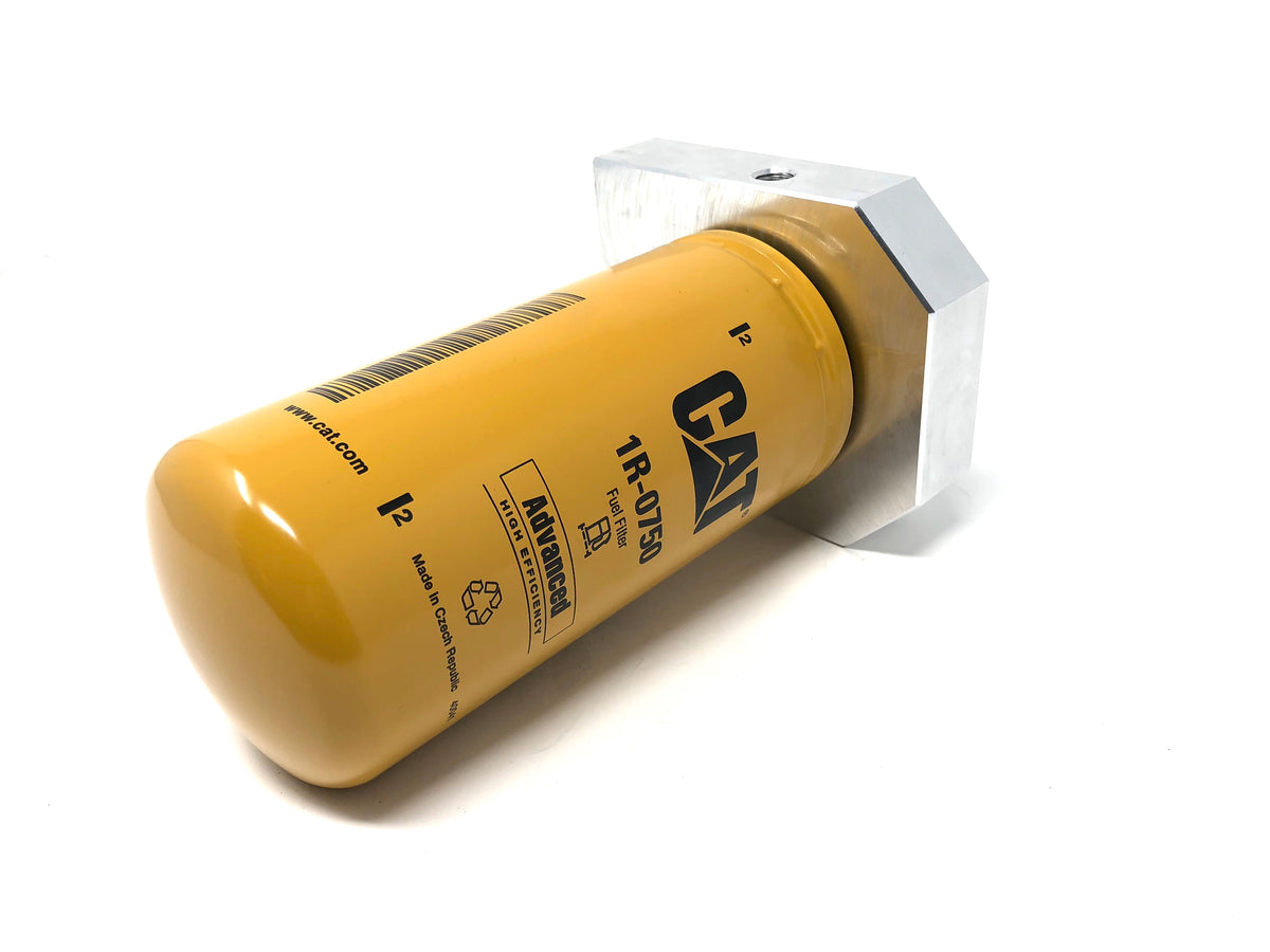 17-24 BMP L5P Duramax Cat Fuel Filter Adapter | Black Market Performance